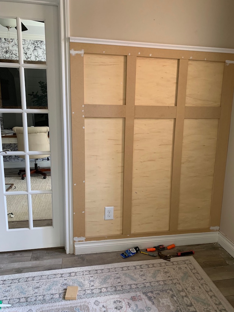 Diy Board And Batten Wall House By Hoff Board And Bat