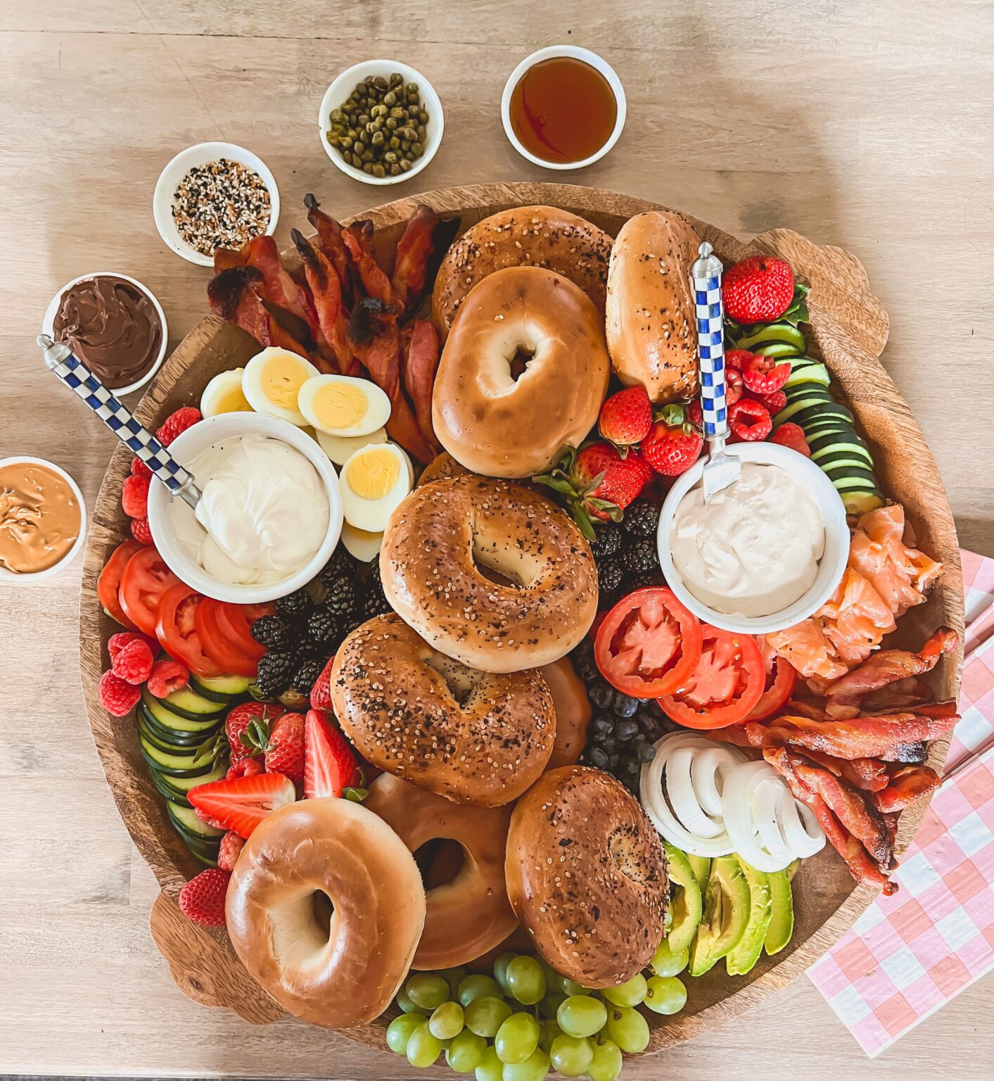 My Favorite Tips for Creating a Beautiful Bagel Board!