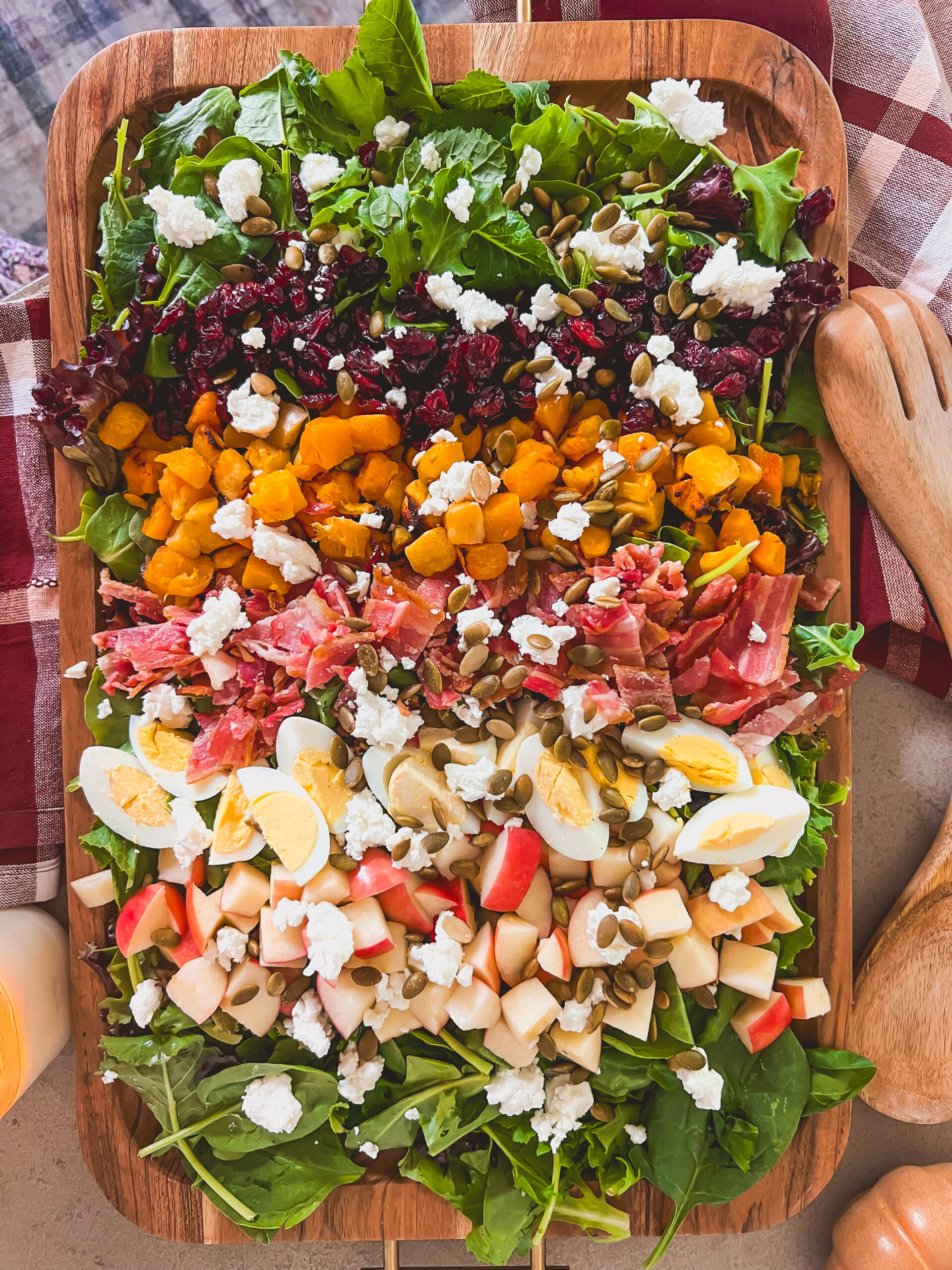 How to Prep an Amazing Fall Cobb Salad Board!