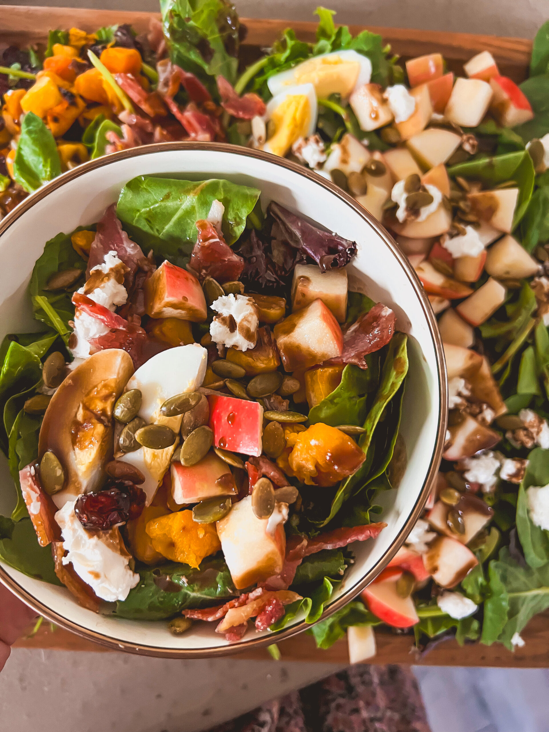 How to Prep an Amazing Fall Cobb Salad Board!