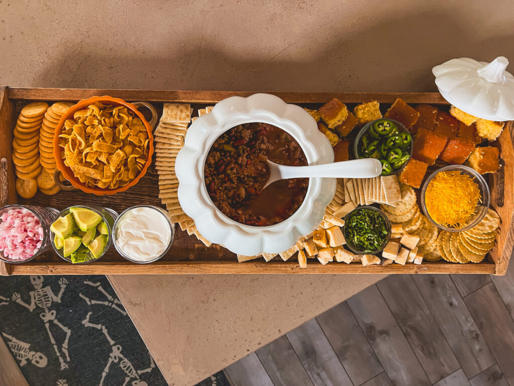 Your Guest Will Love This Simple Chili Board!