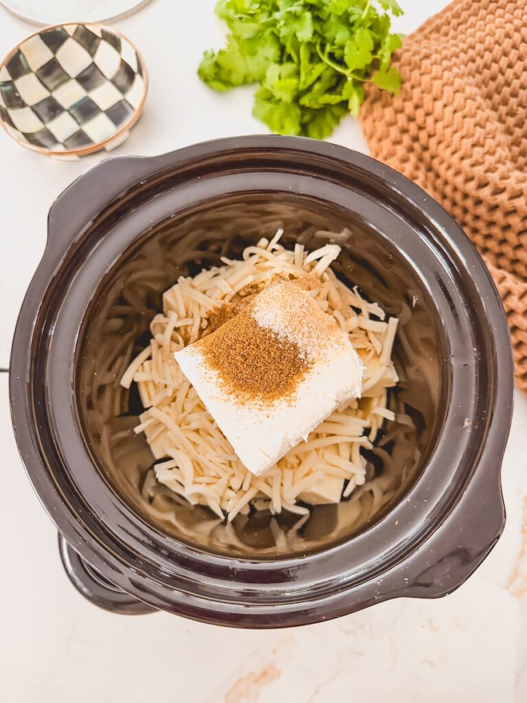 Slow Cooker White Queso Dip (Queso Blanco)